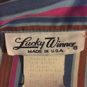 Lucky Winner | Tops | Vintage Lucky Winner Top | Poshmark